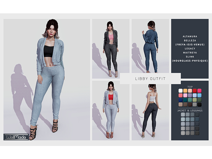 Second Life Marketplace - [WellMade] Libby Outfit
